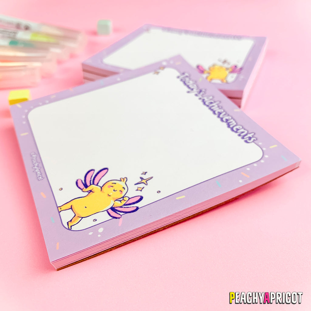 Achievements Memo Pad – PeachyApricot