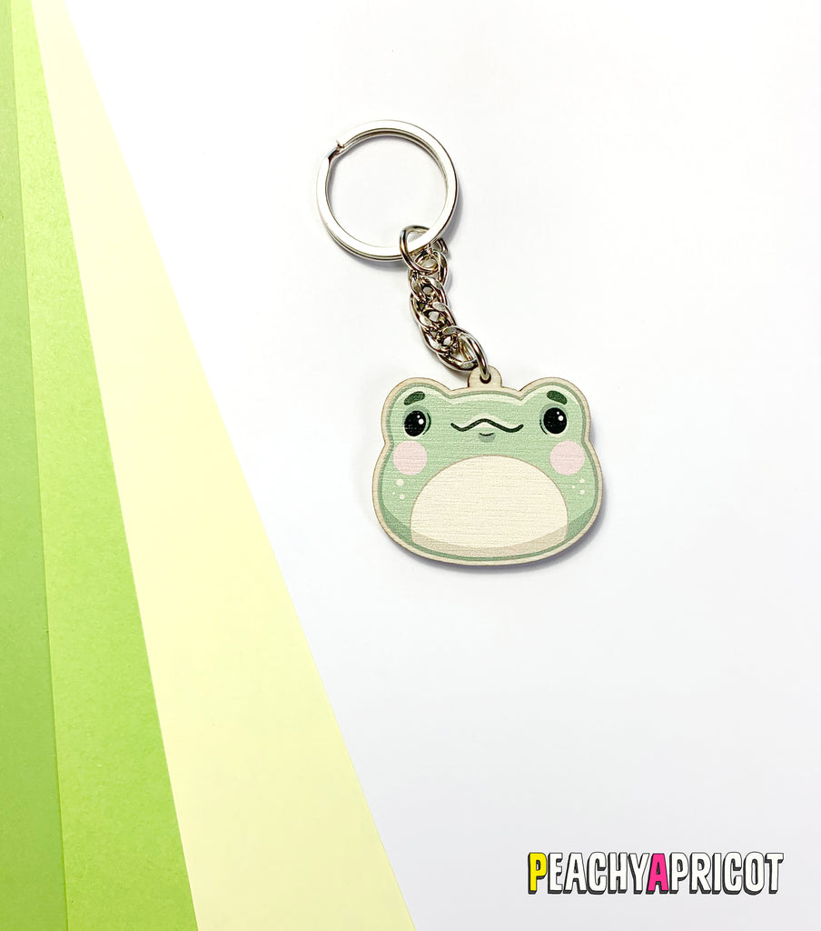 Cute Frog Keychain – PeachyApricot